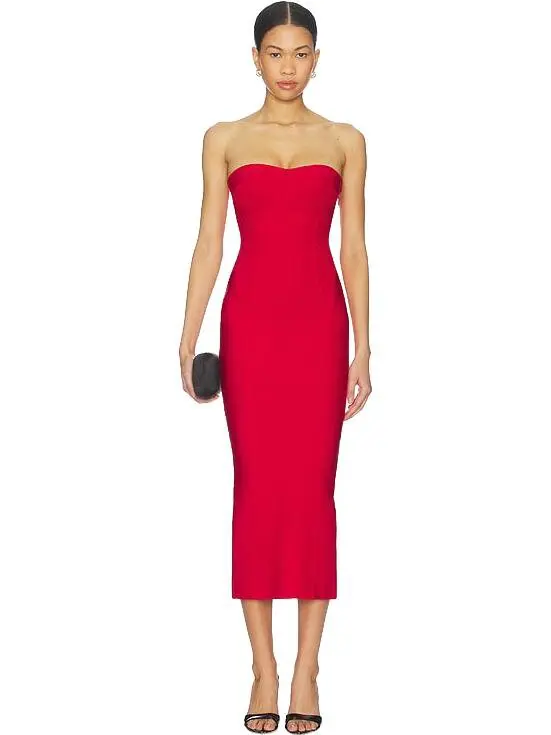 Superdown Ethelyn Midi Dress - Red