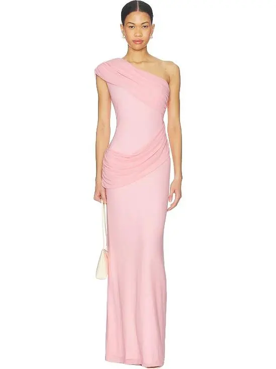 Superdown Fleur Maxi Dress - Baby Pink