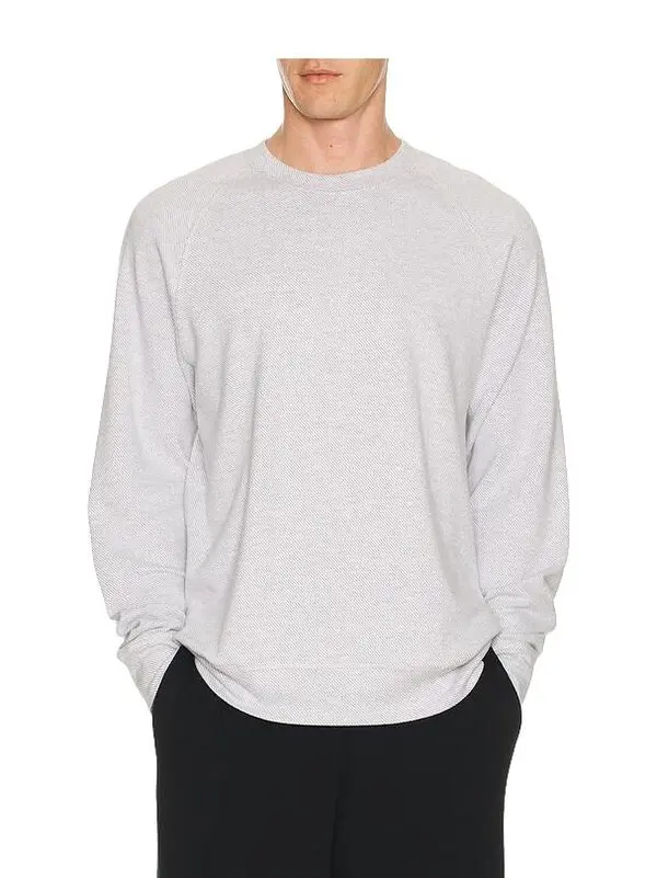Faherty Brand Legend Crew Neck Sweater - Light Heather Grey