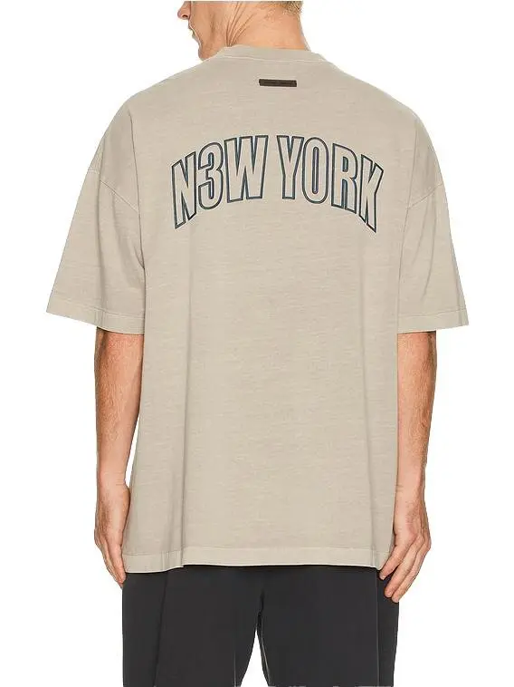 Fear Of God 90's Short Sleeve Tee In Grey - Smoke Grey