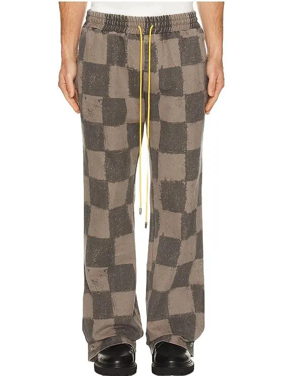 DIET STARTS MONDAY Hopkins Pant - Checkered Grey