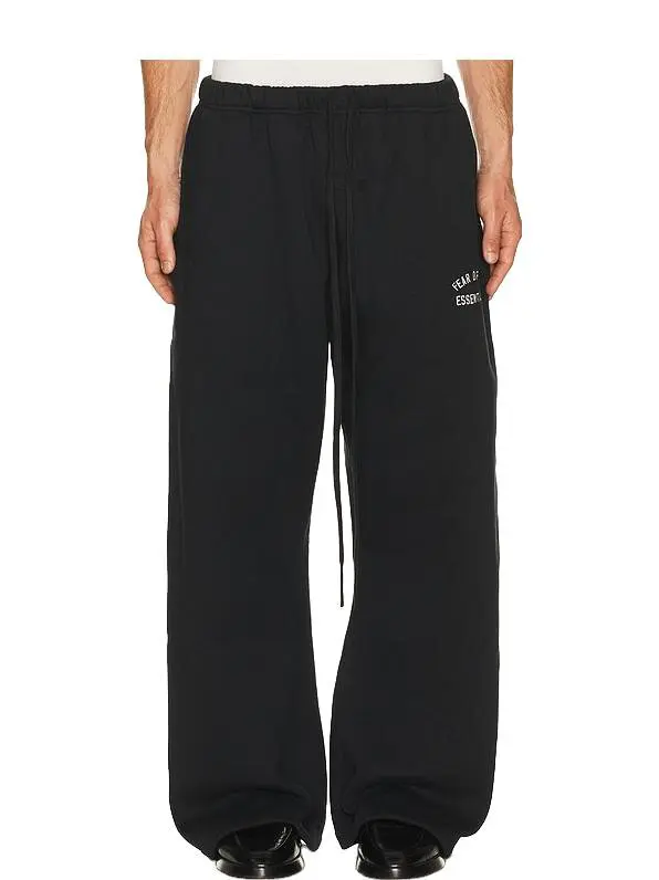 Fear Of God Flare Sweatpant In Black - Vintage Black