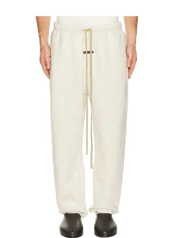 Fear Of God Classic Sweatpant In Grey - Oatmeal Heather