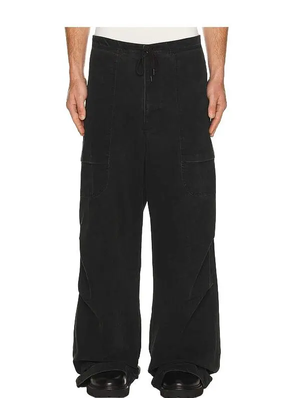 ENTIRE STUDIOS Barren Cargo Pants - Washed Black
