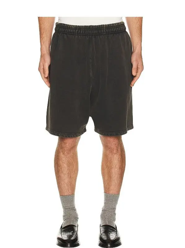ENTIRE STUDIOS Standard Sweatshort - Washed Black