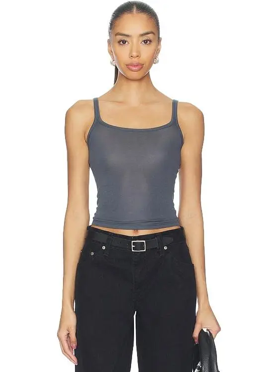 AYA MUSE Scoop Tank - Blue Gray