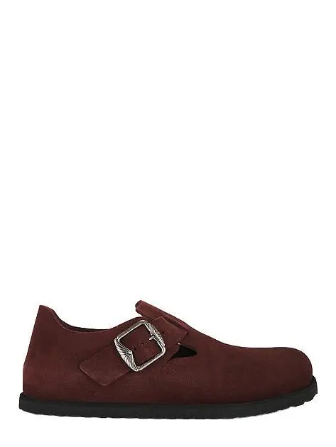 BIRKENSTOCK 1774 London Suede Clog - Deep Burgundy
