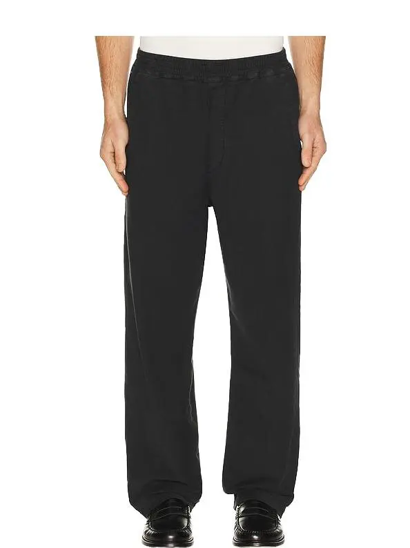 Citizens Of Humanity Pull On Terrycloth Pants - Dark Charcoal