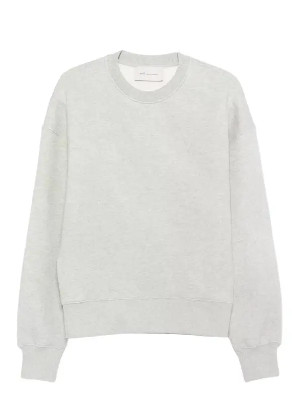 AMI Paris Crew-neck Sweatshirt - Grey