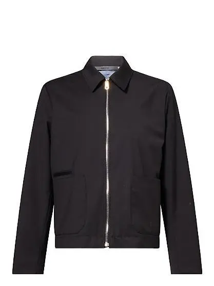 Paul Smith Regular-fit Waterproof Wool Jacket - Black