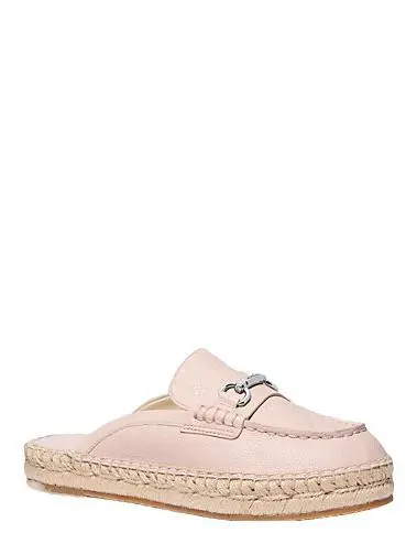 Michael Kors Carson Logo Debossed Espadrille Mule - Pink