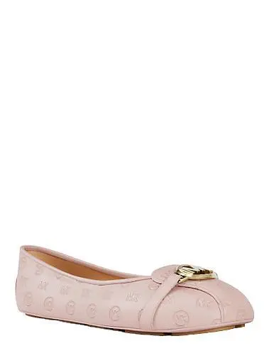 Michael Kors Fulton Logo Embossed Moccasin - Pink