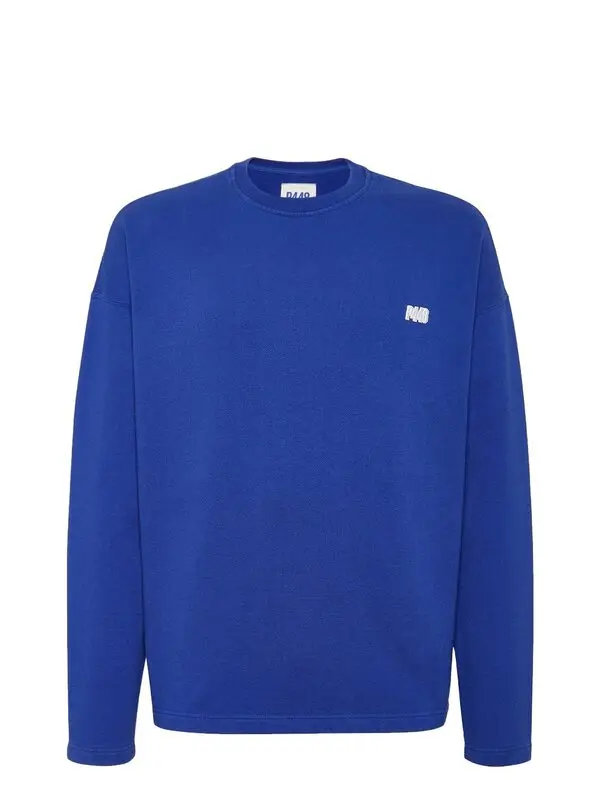 P448 Organic Cotton Pullover Sweatshirt - Blue