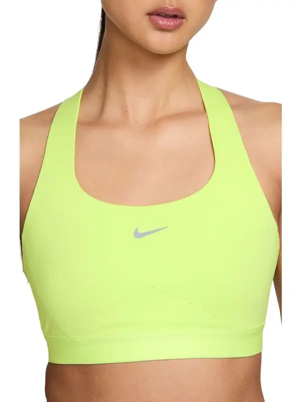 Nike Swift Dri-fit High Support Sports Bra - 736 Ltlmtw/silver