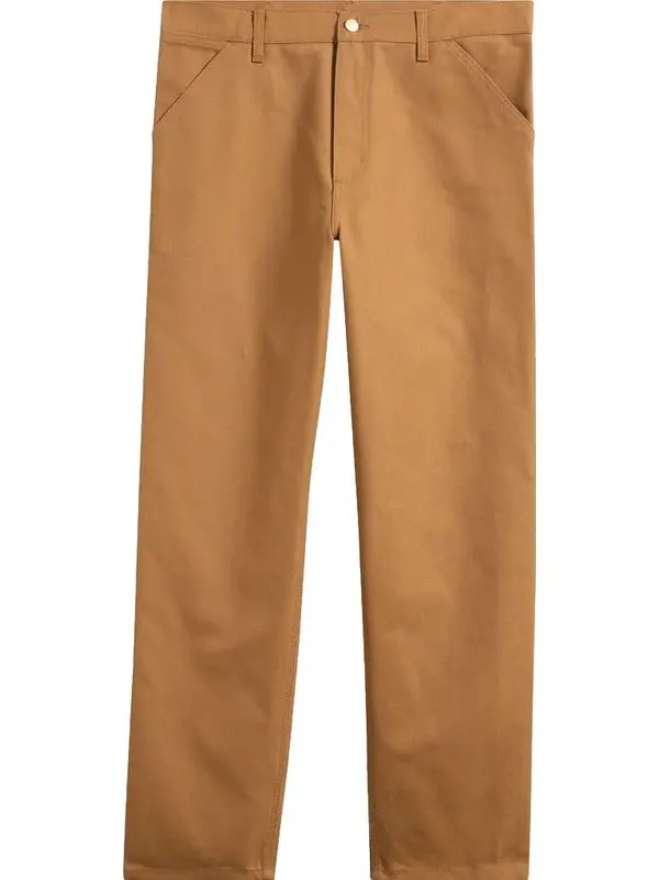 Carhartt Work In Progress Organic Cotton Canvas Straight Leg Pants - Hamilton Brown