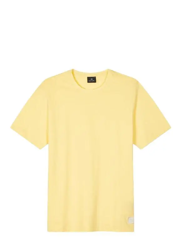 Paul Smith Marl Cotton-linen T-shirt - Yellow