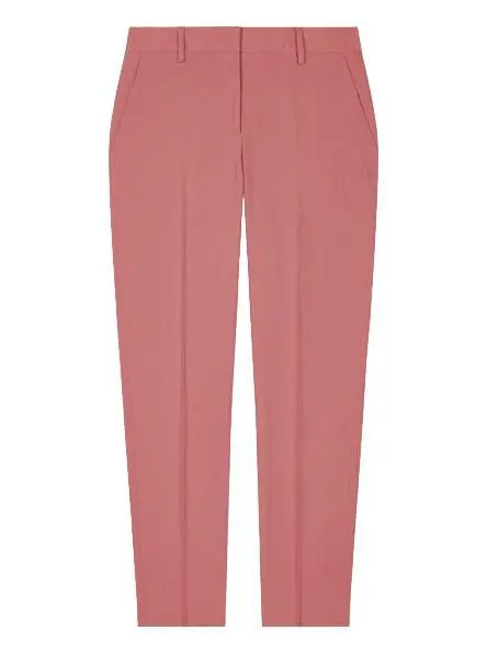 Paul Smith Slim-fit Linen Tailored Trousers - Pink