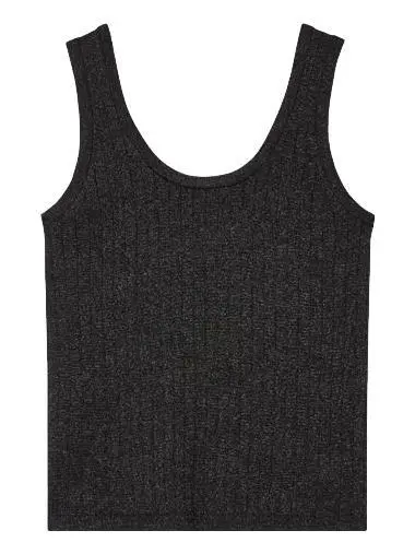 Paul Smith Wool-blend Glitter Vest Top - Black