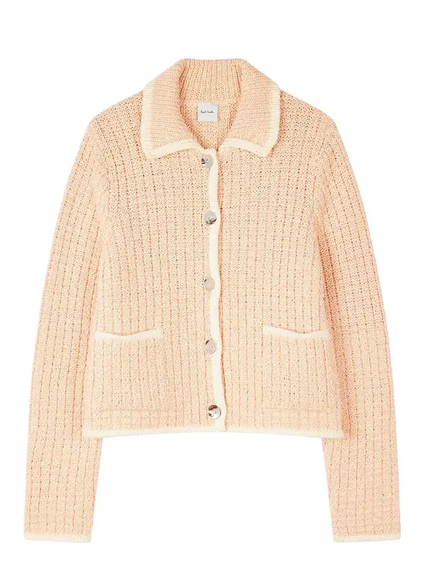 Paul Smith Cotton Knitted Jacket - Red