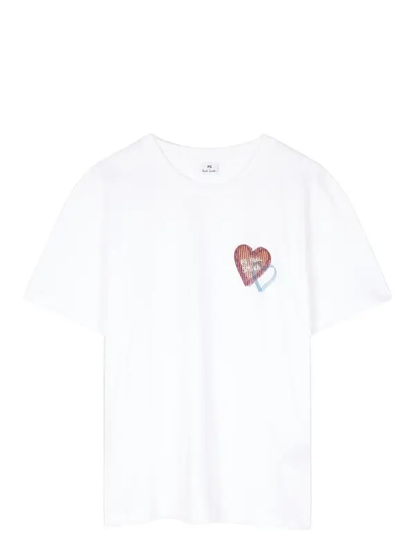 Paul Smith Heart Logo T-shirt - White