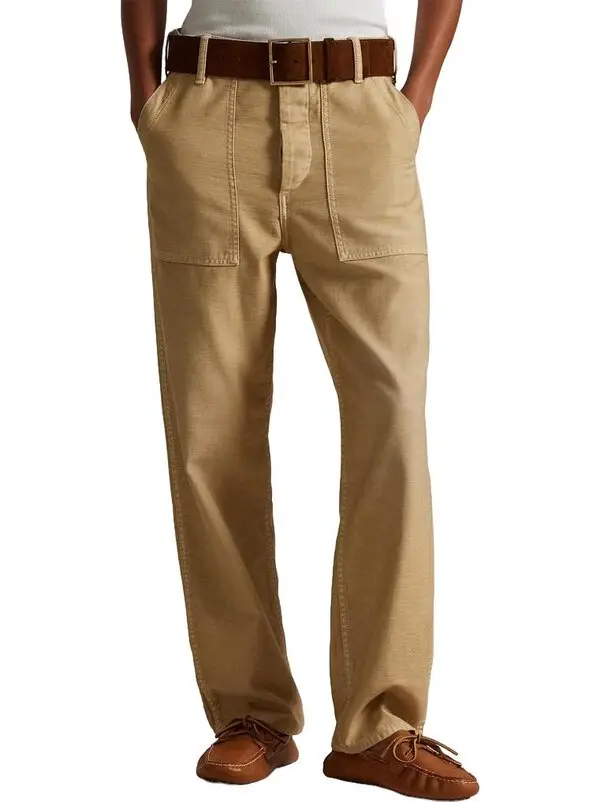 Polo Ralph Lauren The Ricky Cotton Utility Pants - Khaki