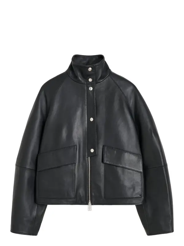 BY MALENE BIRGER Suzanne Leather Jacket - Black