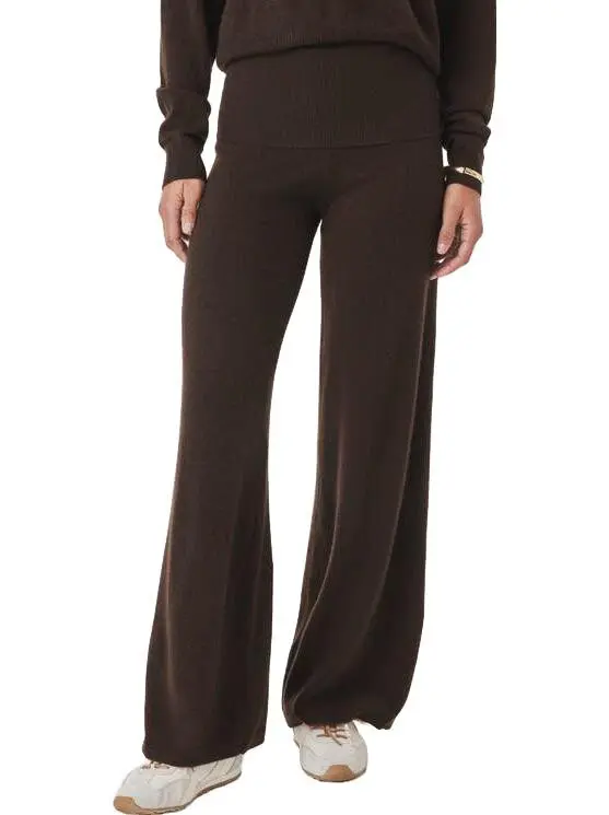 Splendid Tori Cashmere Pants - Soft Chocolate Brown