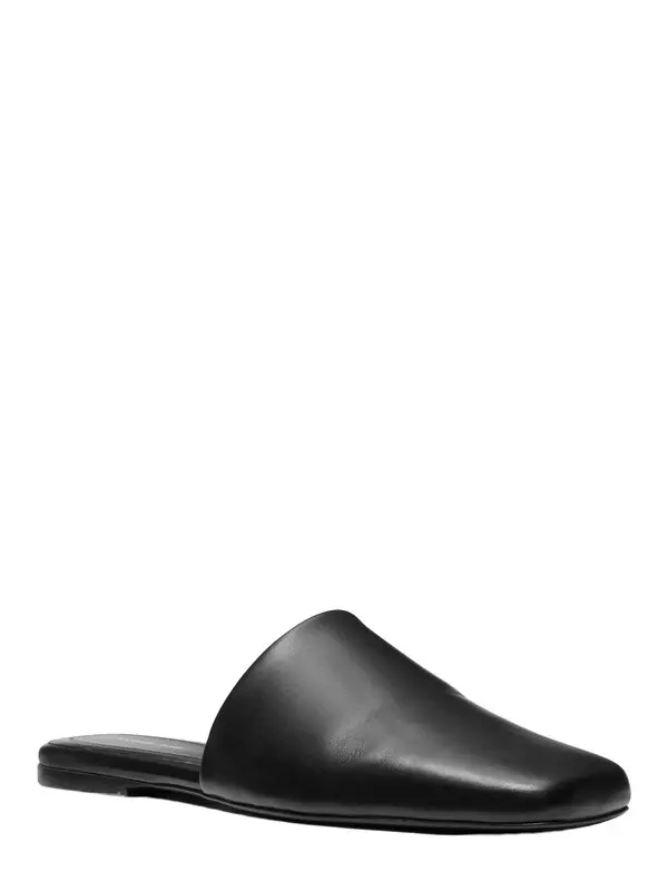 Michael Kors Kirsty Leather Slipper - Black