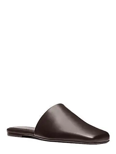 Michael Kors Kirsty Leather Slipper - Brown