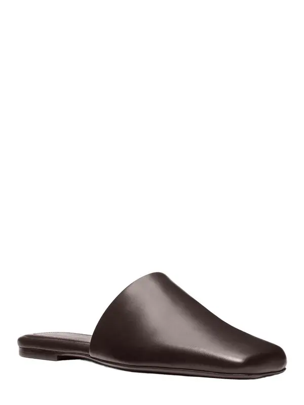 Michael Kors Kirsty Leather Slipper - Brown