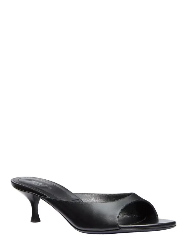 Michael Kors Arianna Leather Mule - Black