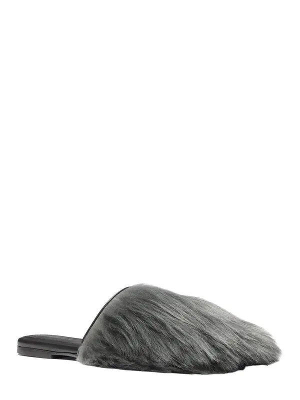 Michael Kors Liisa Shearling Slipper - Grey
