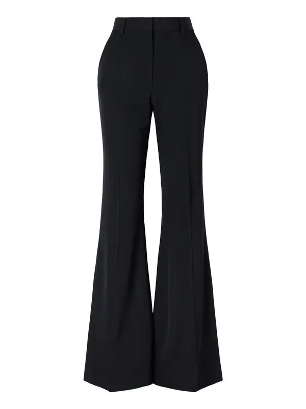 Stella McCartney Wool Flared Trousers - Black