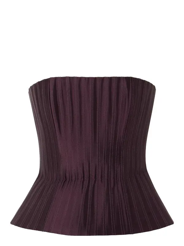 DANIELLE FRANKEL Veda Strapless Bustier - Purple