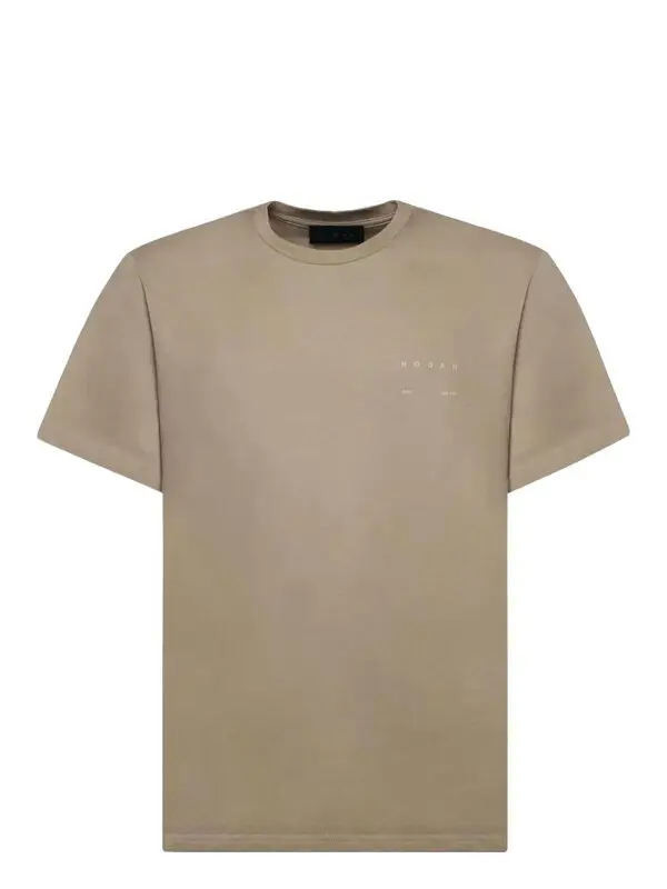 Hogan Round-neck T-shirt - Neutrals