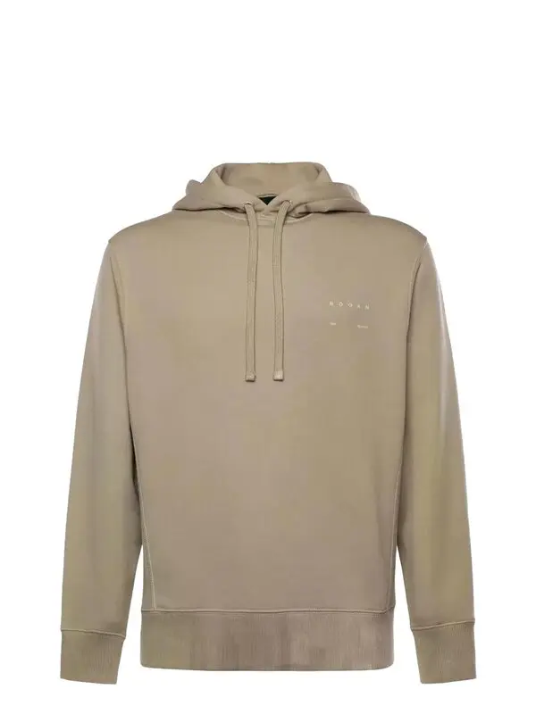 Hogan Logo-print Hoodie - Neutrals