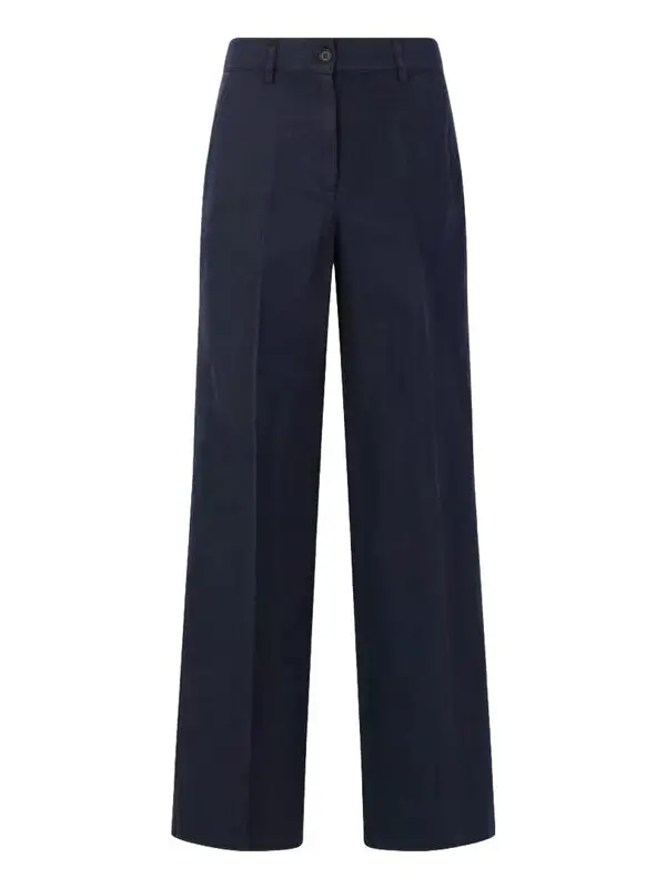 Aspesi Pressed-crease Trousers - Blue