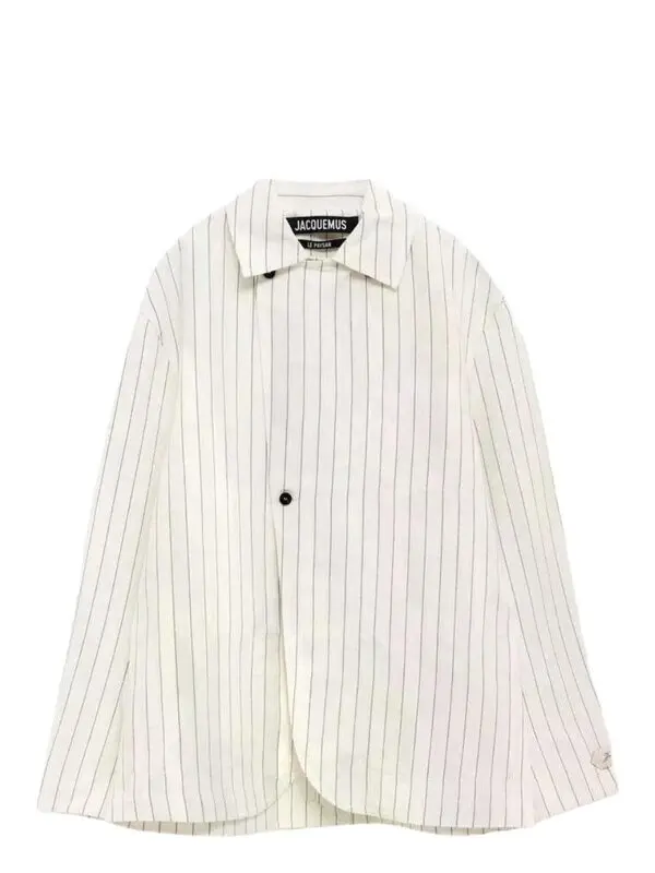 Jacquemus Dimanche Striped Jacket - Neutrals