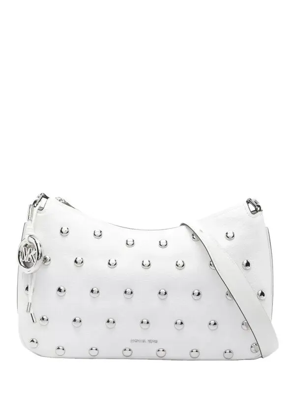 Michael Kors Studded Shoulder Bag - White