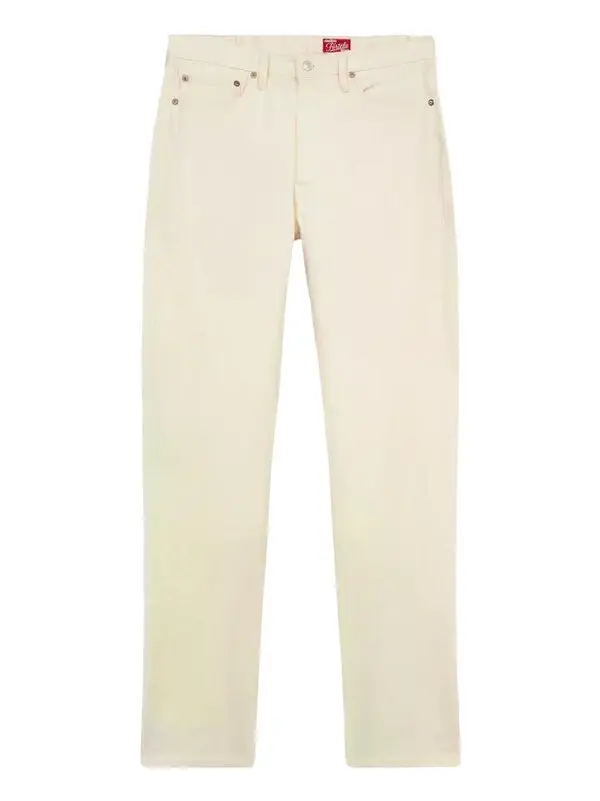 FORTELA 992 Johnny Selvedge Five-pocket Jeans - Neutrals