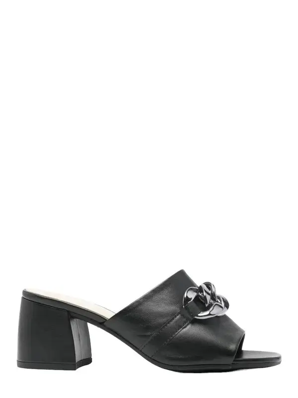 Gabor Chain-embellished Mules - Black