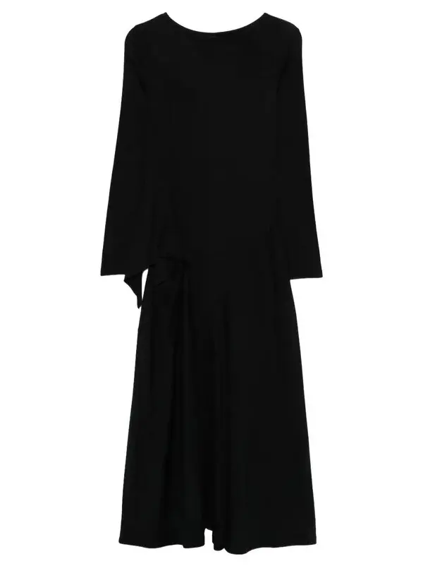 Yohji Yamamoto 2000s Long-sleeve Dress - Black