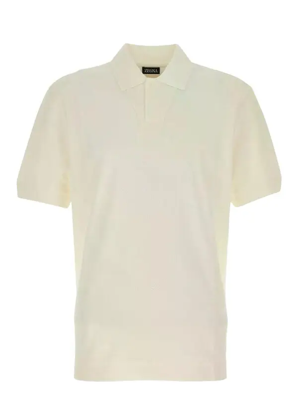 Zegna Short-sleeve Polo Shirt - White