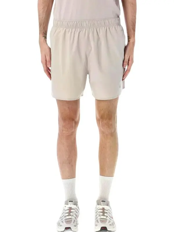 Nike Logo-detail Running Shorts - Neutrals