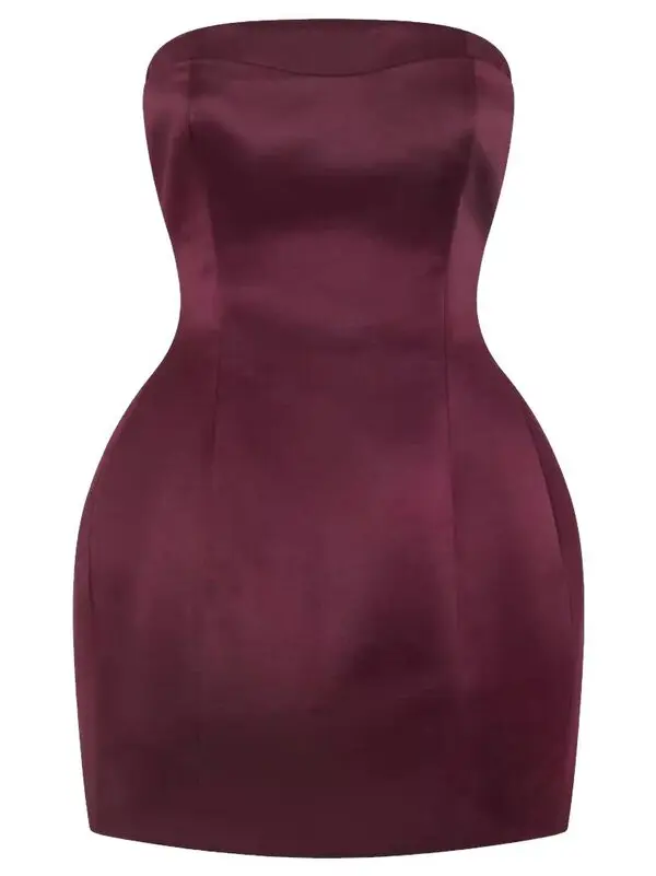 NICHOLAS Kaline Strapless Mini Dress - Purple