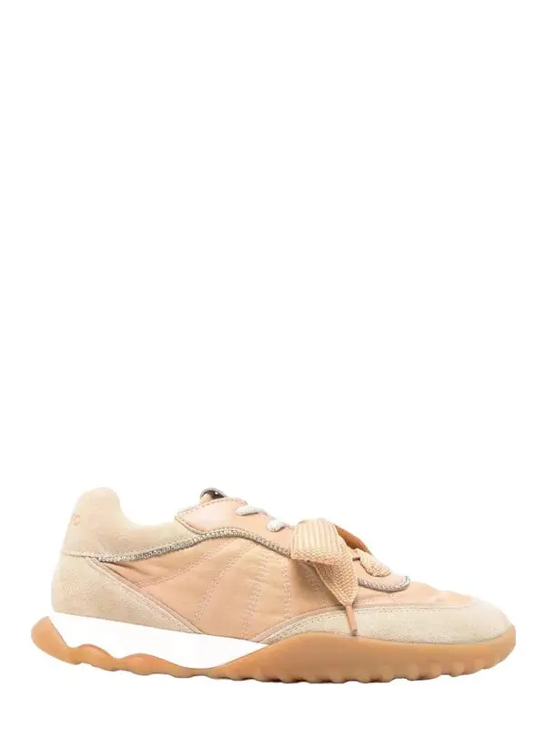 Pinko Gea Appliqué Sneakers - Neutrals