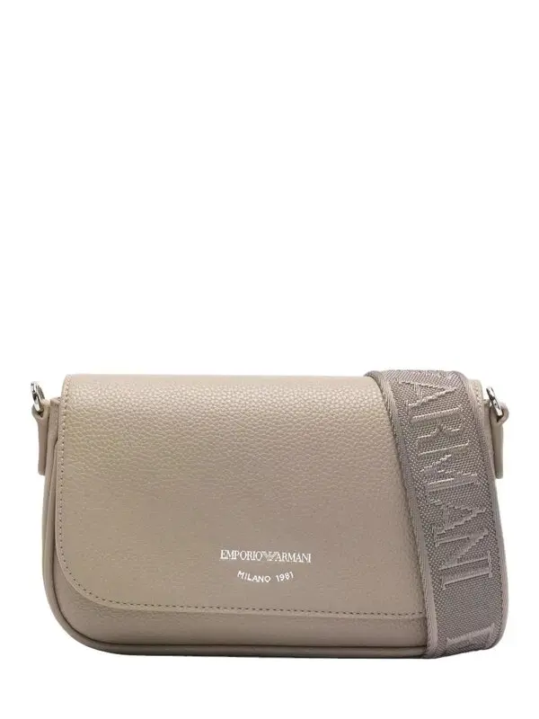 Emporio Armani Logo-print Crossbody Bag - Neutrals