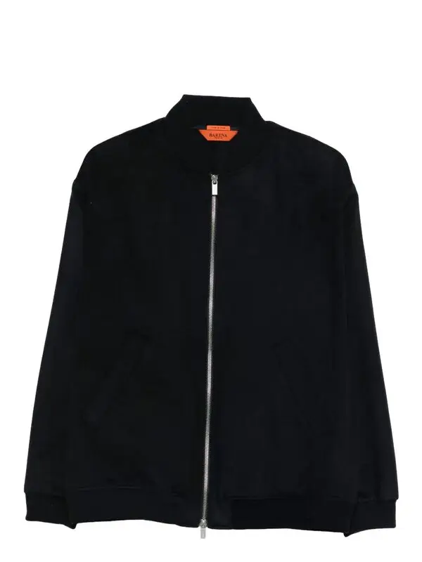 Barena Venezia Zip-up Cashmere Bomber Jacket - Blue