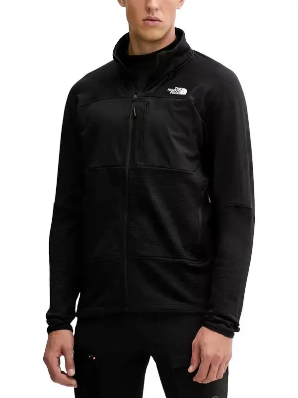 The North Face Long-sleeve Zip-up Sweatshirt - Black