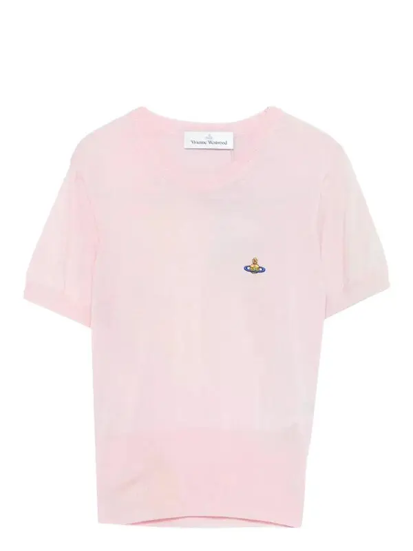 VIVIENNE WESTWOOD Bea Short-sleeve Sweater - Pink